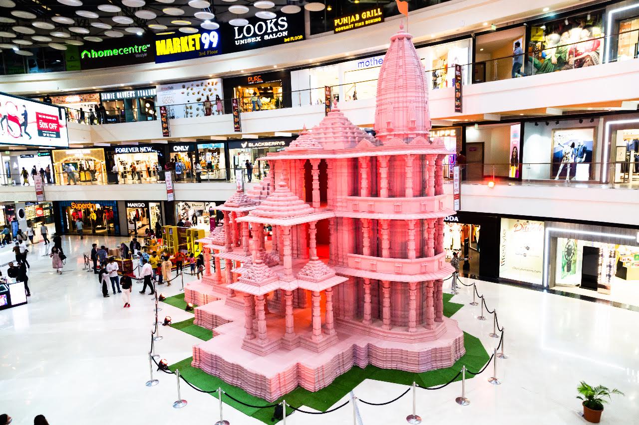 Ram Temple replica at Pacific Mall, Tagore Garden | News | Delhi NCR ...